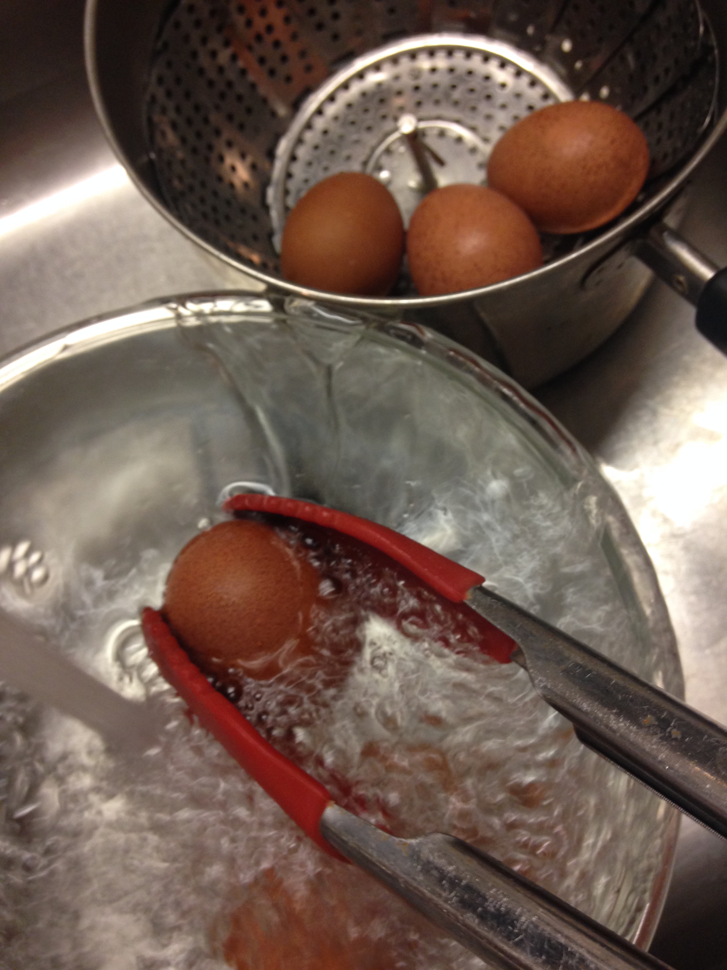 Easy to Peel, Hard-“Boiled” Fresh Eggs – Digging Food
