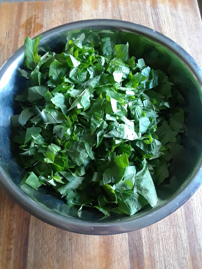 Picking and Preparing Poke Sallet; Lessons from Nanny – Digging Food