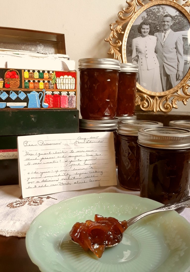 Old-fashioned Pear Preserves – Digging Food